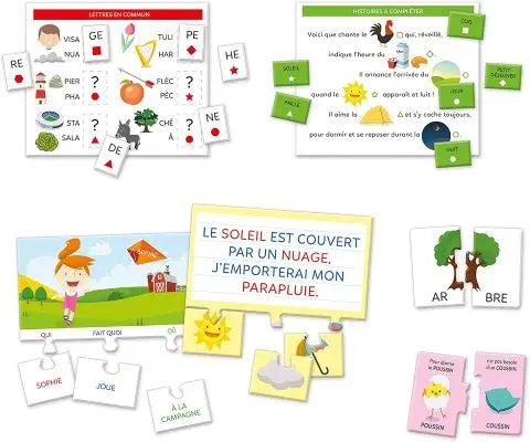 Jeux de lecture, jeu pour apprendre a lire CLEMENTONI - La Fabrique des ...