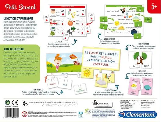 Jeux de lecture, jeu pour apprendre a lire CLEMENTONI - La Fabrique des ...